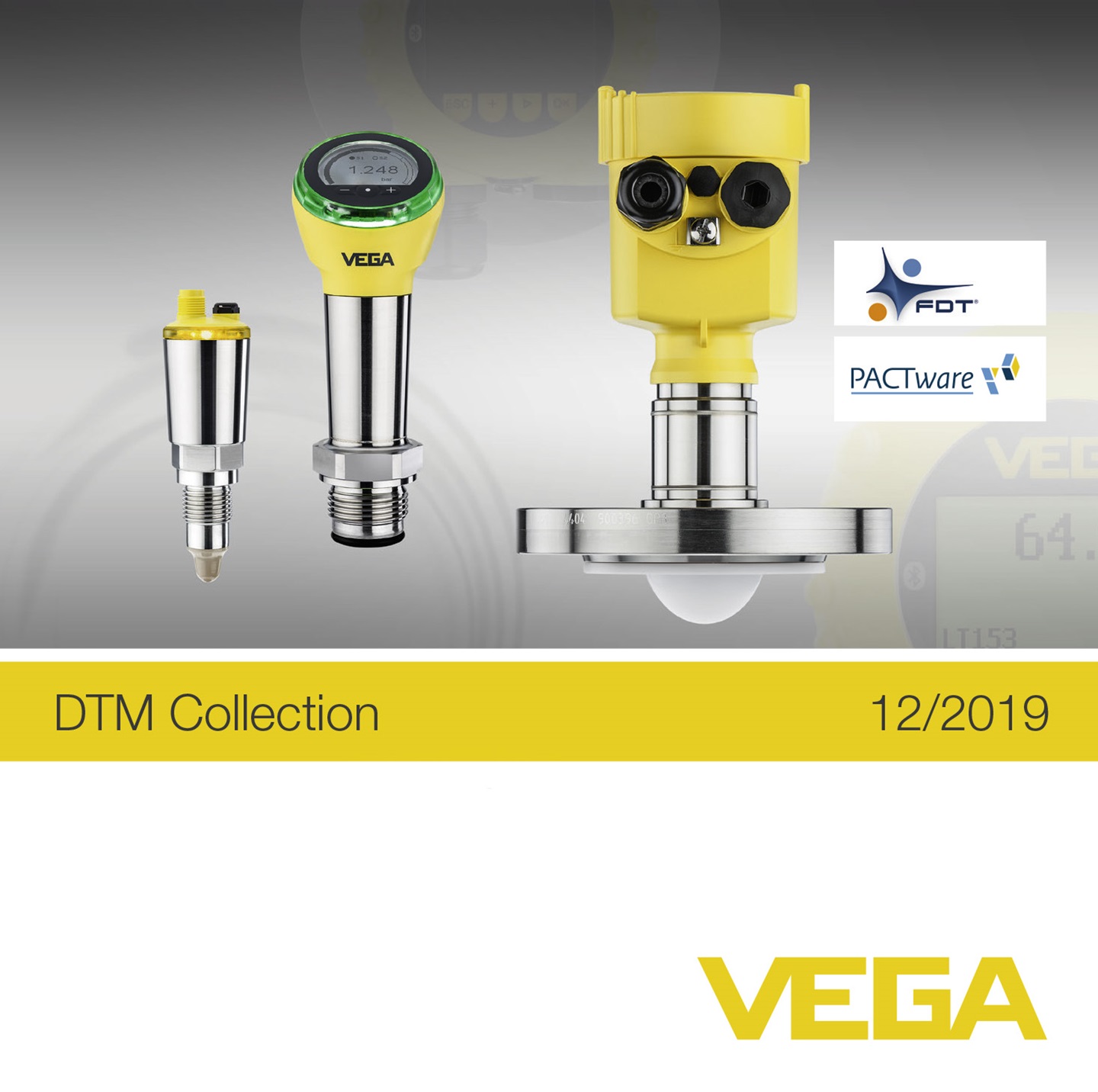 New DTM Collection 12/2019 also ideal for the new VEGA field instruments