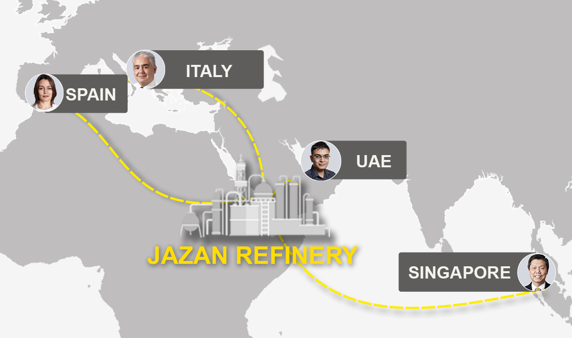 VEGA EPCs projects around the world: Focus on JAZAN Refinery