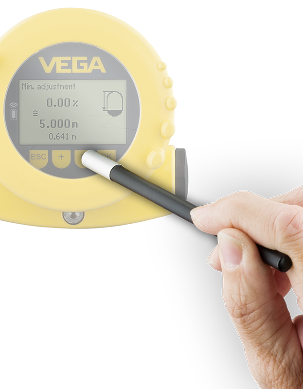 Magnetic pen for display/adjustment module PLICSCOM - VEGA