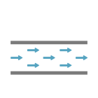 Flow rate measurement using differential pressure or the radiometric ...
