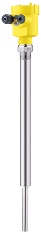 Vibration level switch with tube extension - Limit level detection of ...